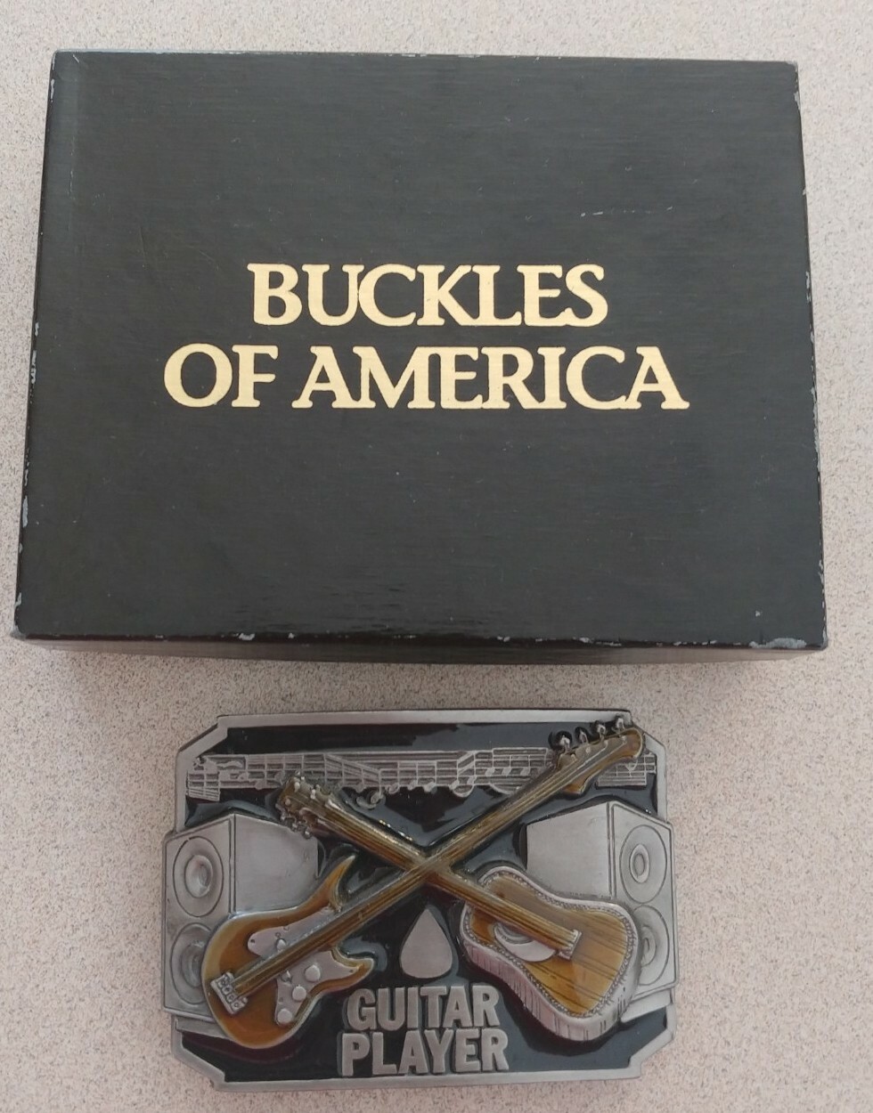 Guitar Player Buckles Of America Masterpiece Collecti… - Gem
