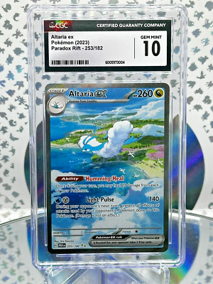 CGC 10 Altaria EX 253/182 Paradox Rift Secret Art Rare Pokemon Card | eBay