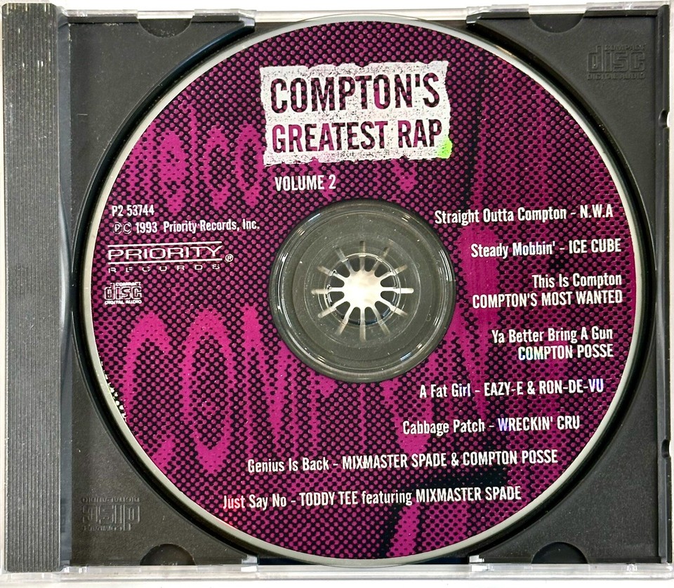 Compton’s Greatest Rap Vol 2 CD – NWA Ice Cube Eazy-E West Coast OG | eBay