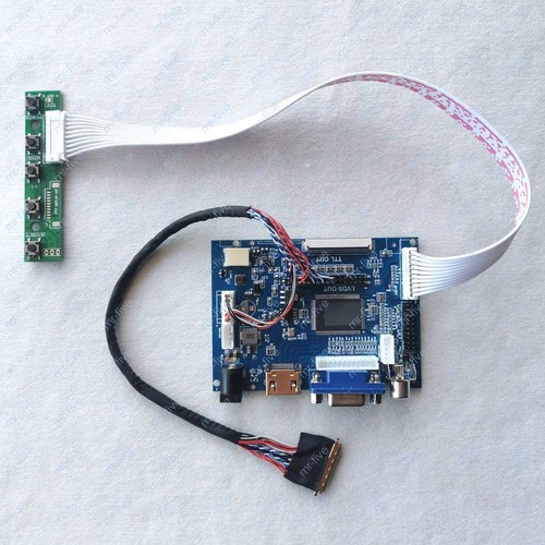 HDMI+VGA+AV Controller Board Kit For 1024*600 LVDS 40-Pin 1ch 6bit ...