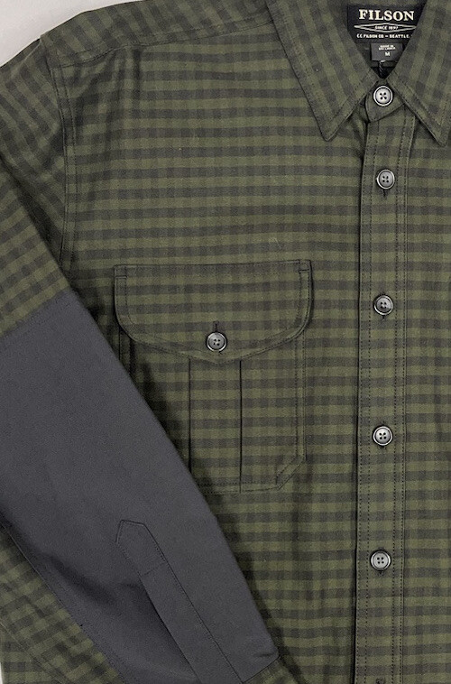 Filson Weather Worker Jac Shirt 20067691 Black Olive Dark Army Field ...