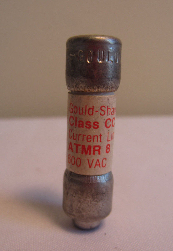 Gould Shawmut ATMR-8 GS-ATMR8 600V AC 8 Amp Class CC Current Limiting ...