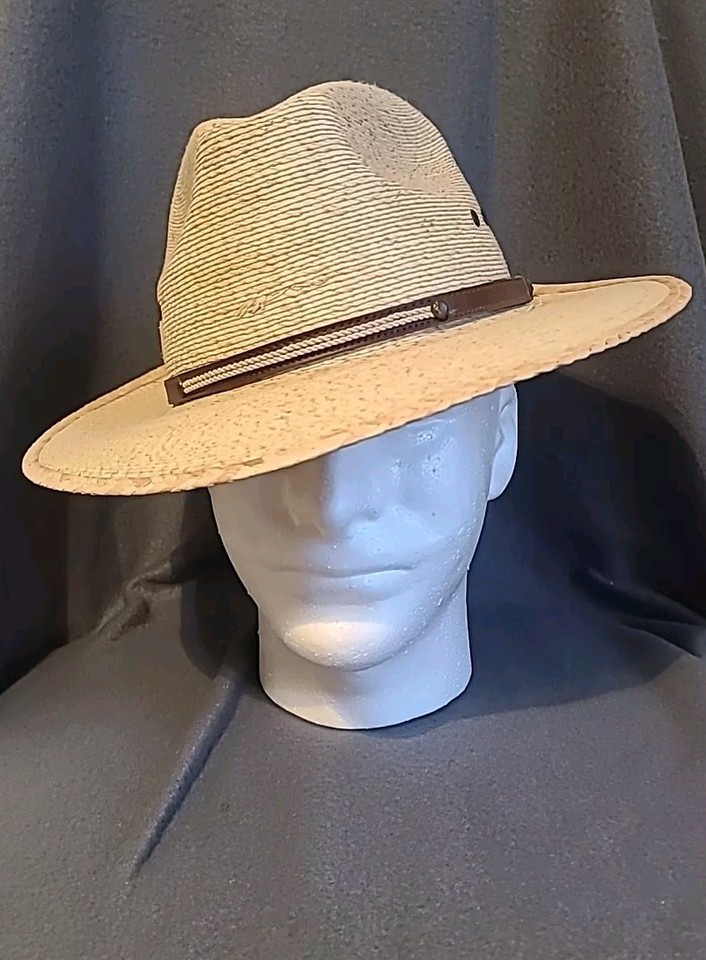 Palmoro Hats Straw Fedora Hat Size 60 Sahuayo Legítimo Michoacán México ...