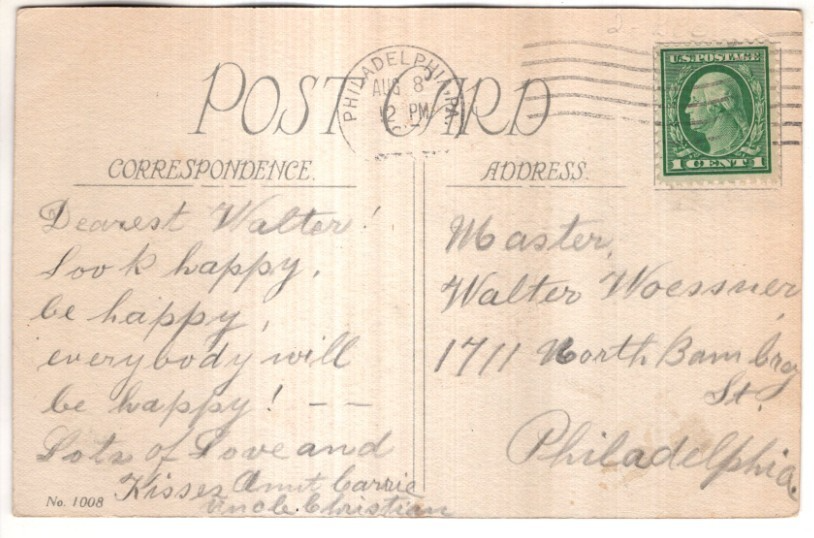 ANTIQUE A-S Postcard (C. TWELVETREES) "HAPPY BIRTHDAY AND LOOK AS IF ...