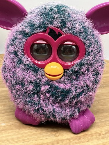 Hasbro Furby Boom 2012 Purple Pink Speckled VOODOO Magic Talking ...