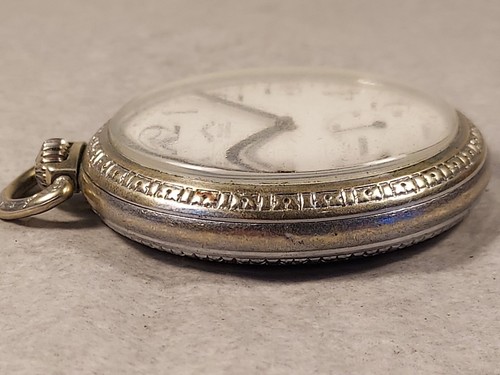 Vintage Monarch Deluxe 17J Mechanical Pocket Watch Chrome Swiss - Runs ...