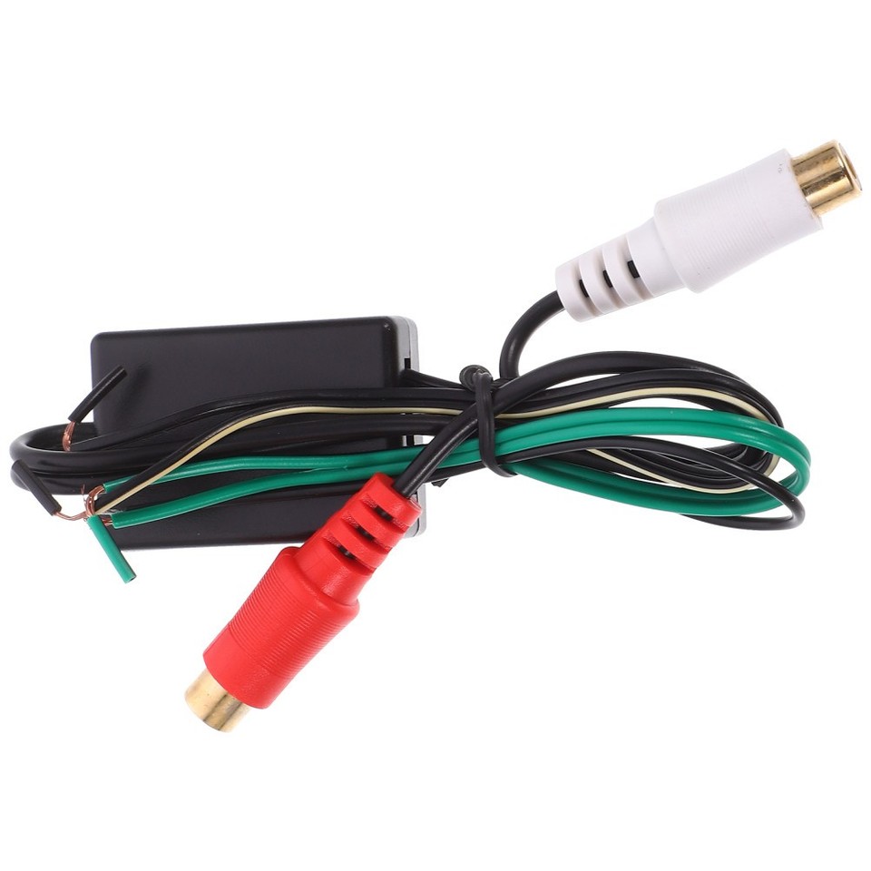 Rca Adapter for Amplifier Subwoofer Cable Audio Converter Line Car ...