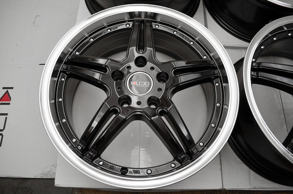 17" Wheels Black Rims 5x4.5 Fit Honda Civic Elantra Sonata Kia Forte ...