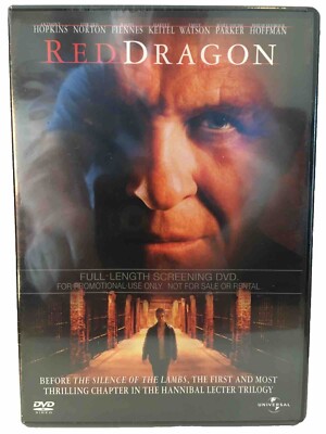 Red Dragon (DVD, 2002) Rare Full-Length Screening DVD Brand New ...