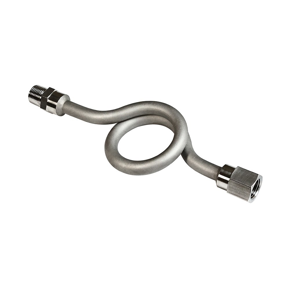 FITOK Gauge Syphon Tube Pigtail 1/2 Male NPT x 1/2 Female NPT 316 SS ...