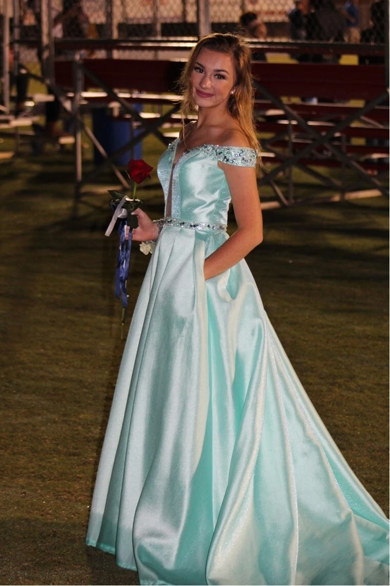 Green Princess Prom Dresses