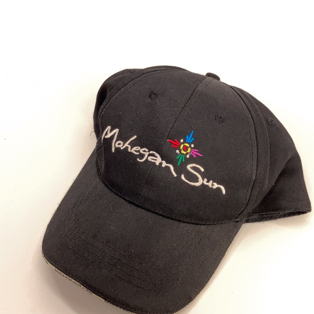 Mohegan Sun Black Hat Colorful Logo Sun Light Weight … - Gem