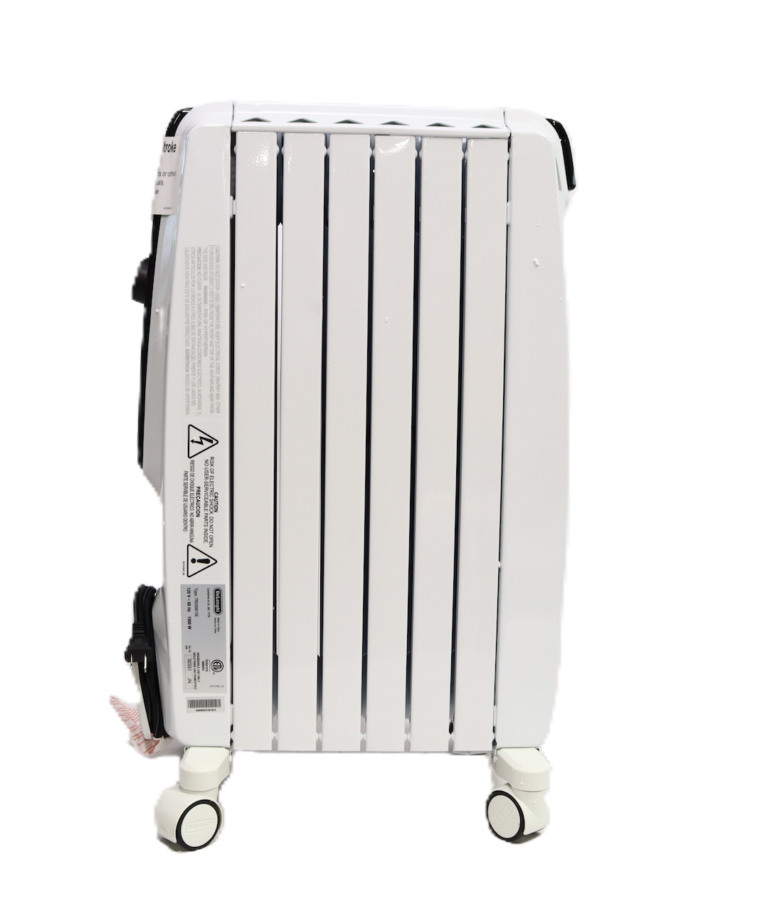 DeLonghi 1500-Watt 5120 BTU Electric Oil Filled Radiator Space Heater ...