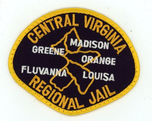 VIRGINIA VA CENTRAL VIRGINIA REGIONAL JAIL NICE SHOULDER PATCH POLICE ...