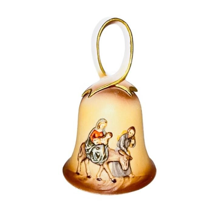 Holy Family Nativity Bell Joseph Donkey Mary Baby Jesus Multicolor Pre ...
