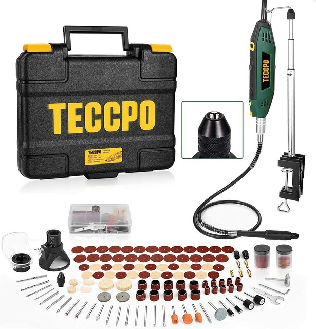 Upgraded Rotary Tool TECCPO 200w 1.8 Amp 10000-40000rpm 6 Variable ...