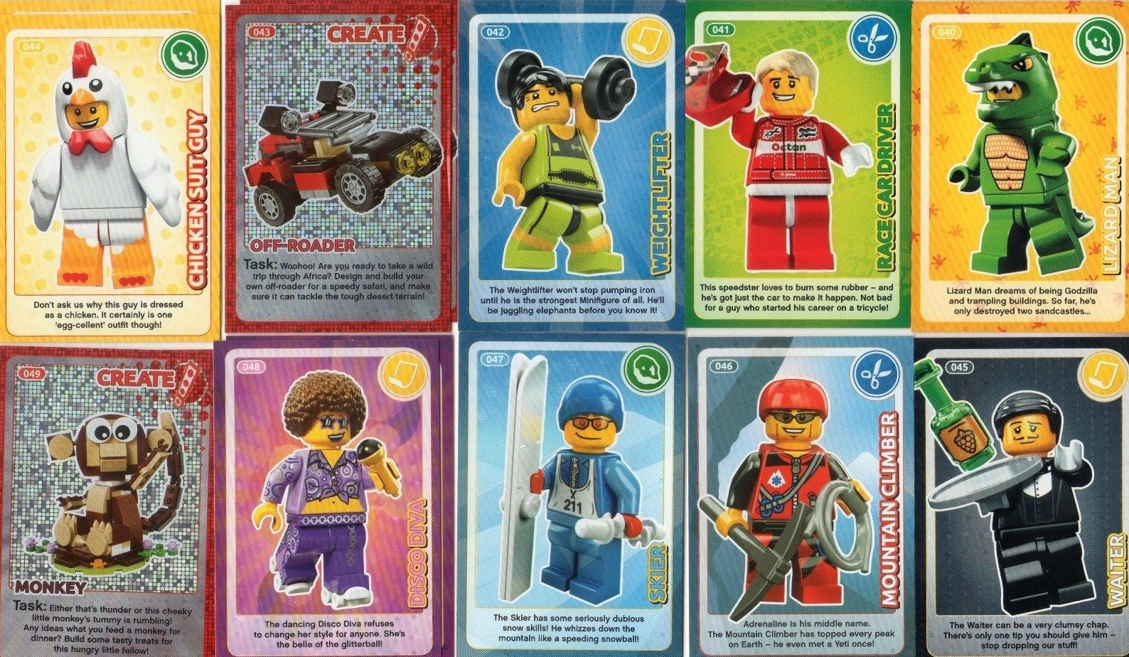 Sainsbury's Lego Cards - Create the World Trading (Most cards 1 to 140 ...