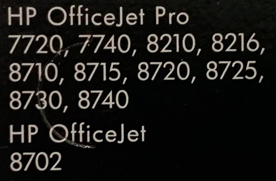 HP 952XL/952 Multi-Color Ink Cartridge Set N9K28AN F6U19AN N9K27AN Exp ...