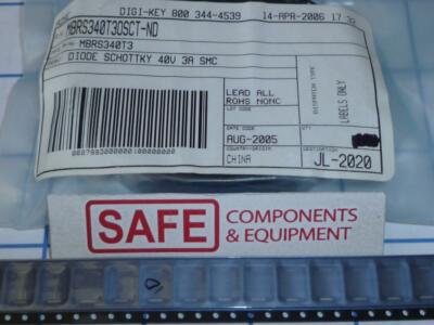 MBRS340T3G ON SEMI QTY-20 Schottky Diode 40V 3A 500mV SMC DO-214AB E36 ...