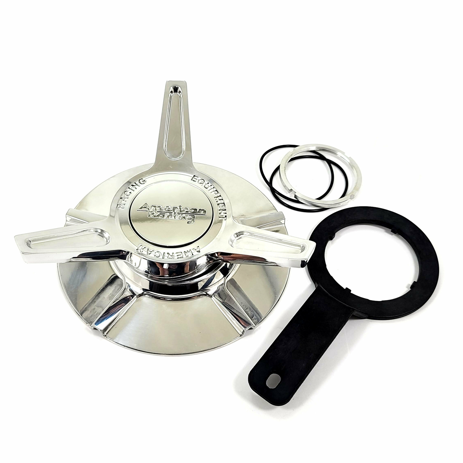 Vintage Forged Polished Silver Center Cap 3"OD Closed for VN502 ...