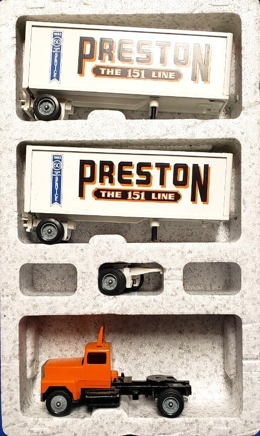 Winross 257 Ford Tractor w/Pup Trailer Set Preston The 151 Line 1/64 ...