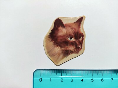 Adhesive Cat Sticker Autocollant Aufkleber Vintage 80s Original | eBay