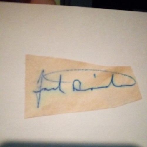 Jack Bionda Boston Bruins Maple Leafs Signed Hockey 3x5 Paper Scrap ...