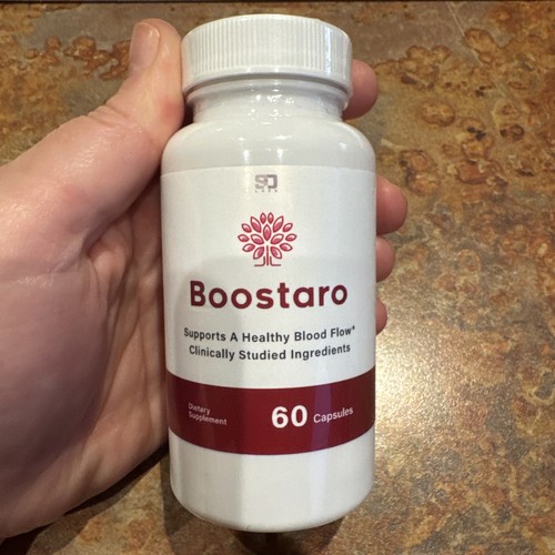 Boostaroo Healthy Blood Flow Support Pills 60 Capsules exp 8/26 Fast ...