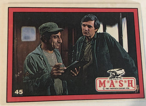 Mash 4077 Trading Card #45 Max Klinger Hawkeye Pierce Alan Alda Jamie ...
