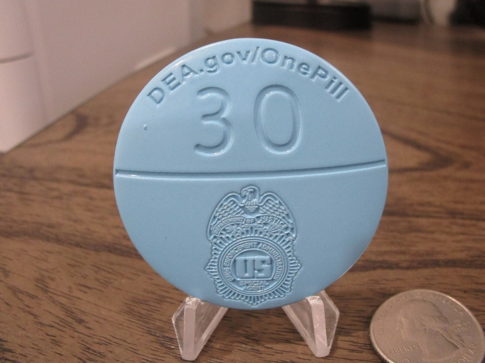 DEA Drug Enforcement Administration One Pill Can Kill Blue Challenge ...