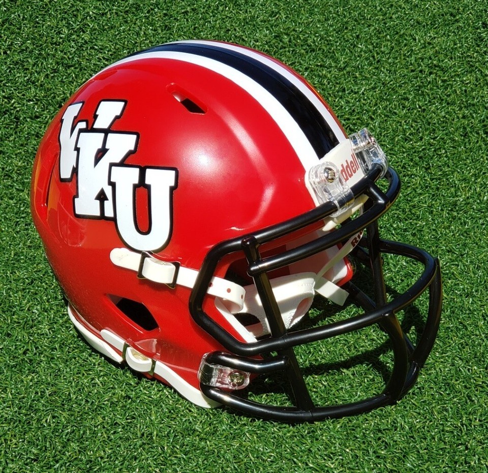 WESTERN KENTUCKY HILLTOPPERS 2024 RED FOOTBALL MINI HELMET, 2 OPTIONS ...