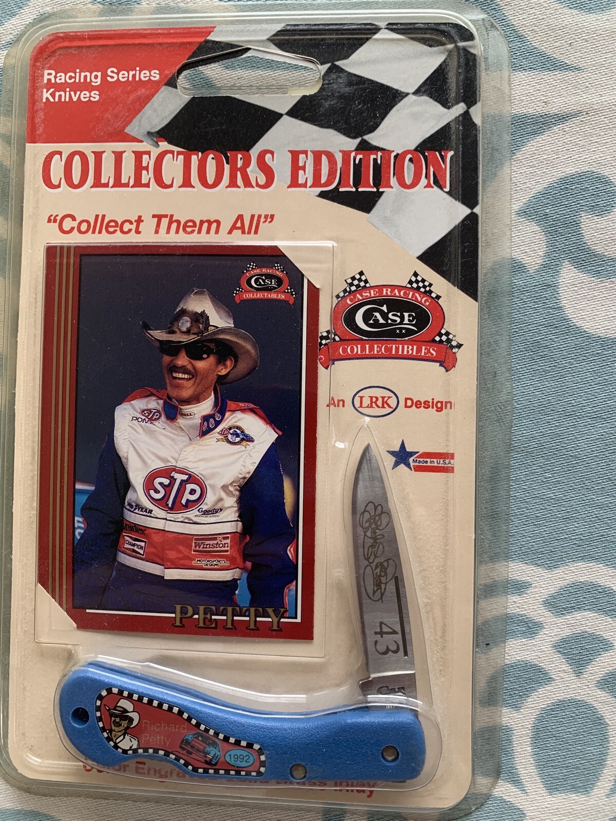 NIP NASCAR-CASE XX NASCAR COLLECTORS EDITION LOCKBACK KNIFE RICHARD ...