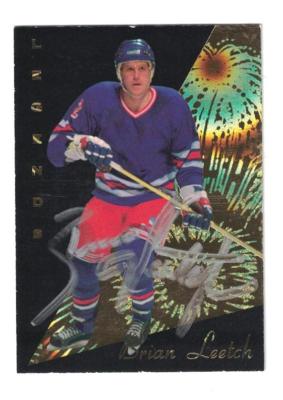 Brian Leetch Signed Autographed 1994 Signature Rookies Card New York ...