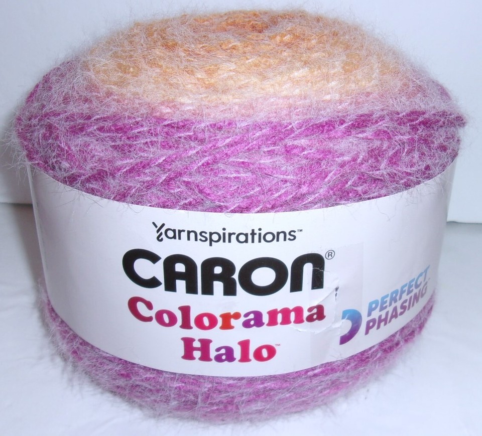 Caron Colorama Halo Yarn, 8 oz/481 yds (2 Colors Available) 1 Yarn Cake ...