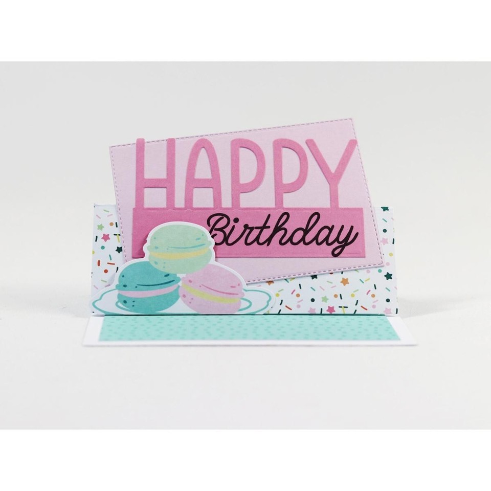 Diamond Press Border Sentiments Stamp and Die Kit New 830936 | eBay