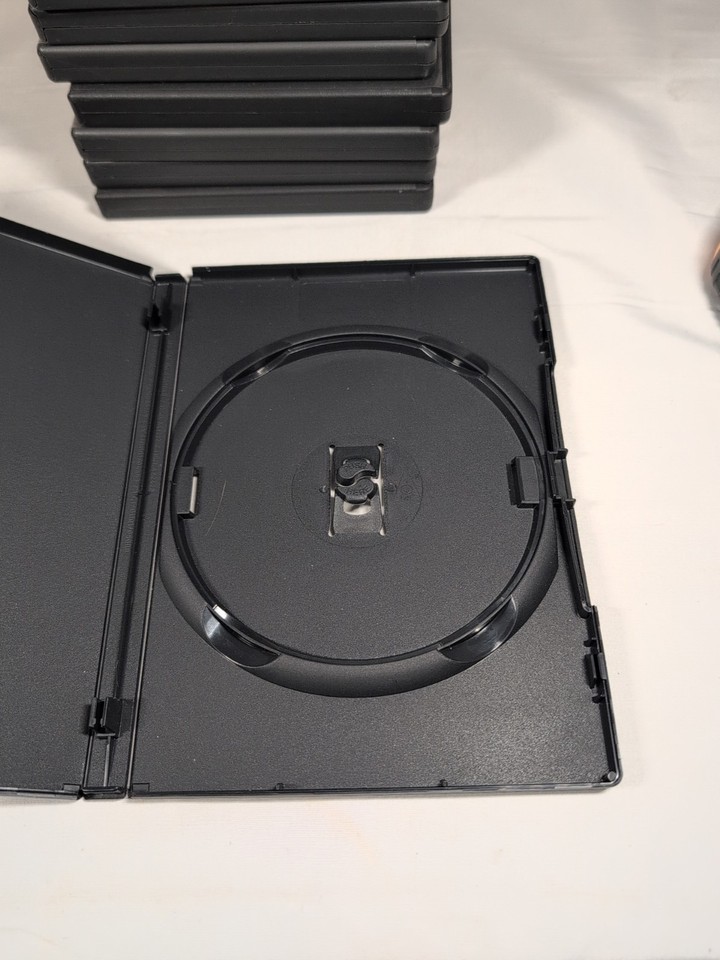 Lot of 100 Used Empty DVD Cases, Black, Each Holds 1 Disc | eBay