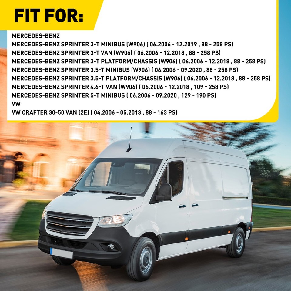 100x Clips Fit Mercedes Sprinter Exterior Side Moulding Door Plastic ...