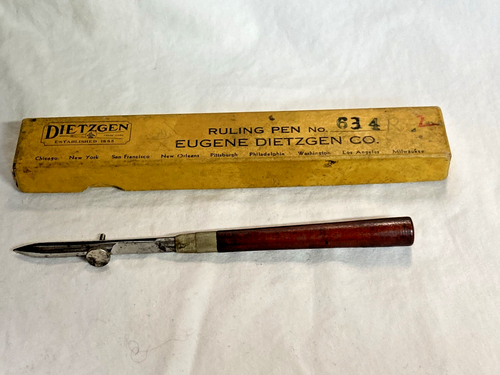 Vintage Dietzgen Ruling Pen No. 634 By The Eugene Dietzgen Co. | eBay