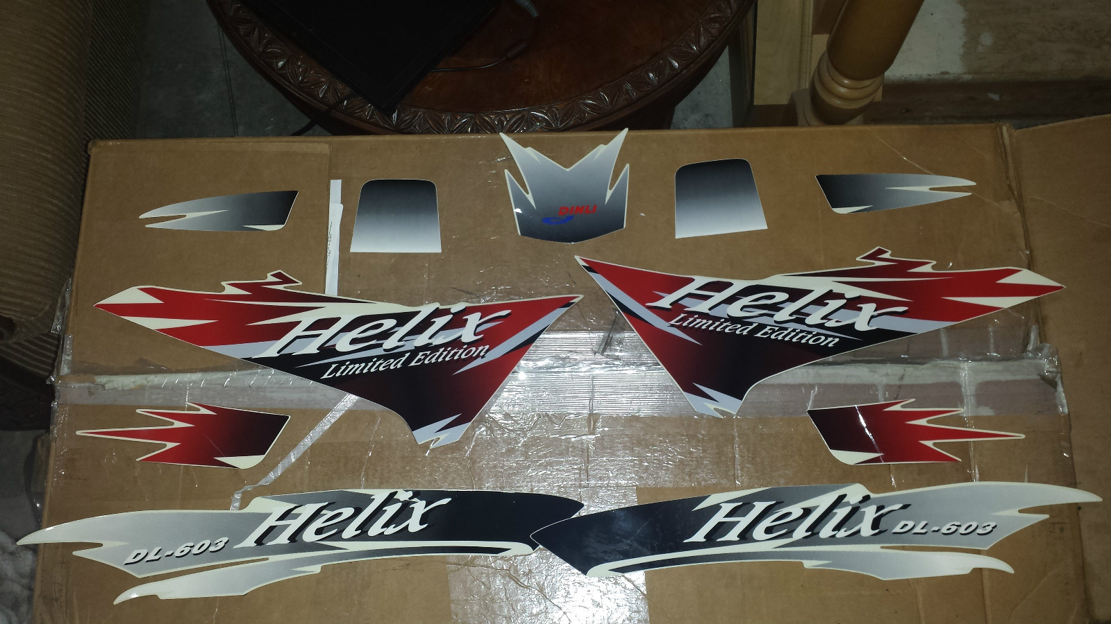 Dinli 50cc - 150cc DL 603 HELIX DECAL SET COMPLETE STICKERS NOS | eBay