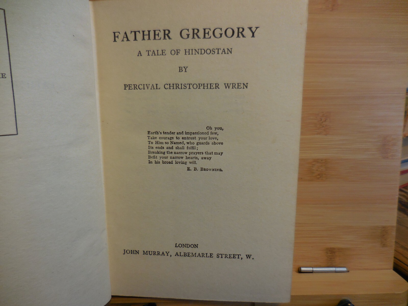 Wren, P C Percival - Father Gregory - "Cheap Edition" with DJ - Apr ...