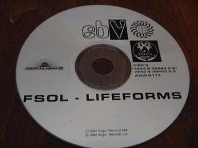 FSOL - LIFEFORMS - CD Disc 2 | eBay