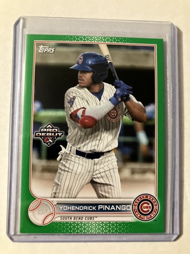 2022 Topps Pro Debut Yohendrick Pinango Green SP /99 #PD-70 South Bend ...
