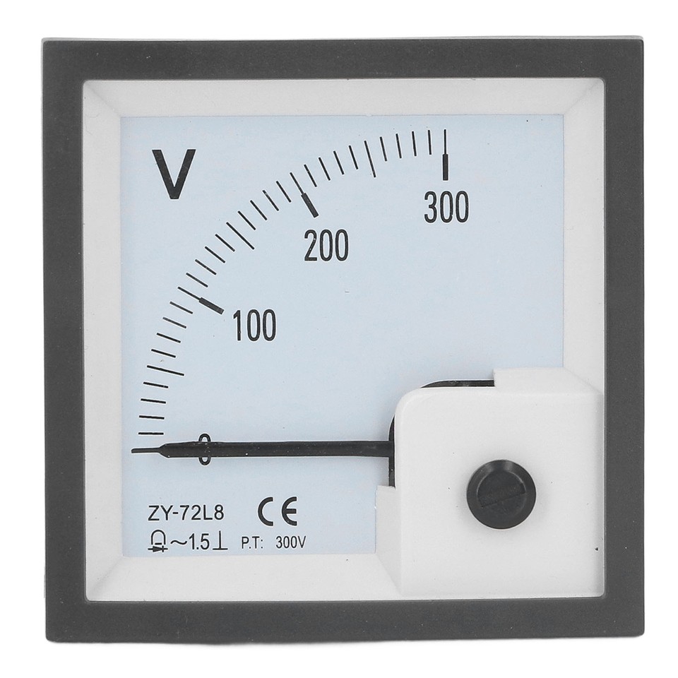 Analog Voltmeter Electricity Meter Generator Set Type 72L8V Watt Meter ...