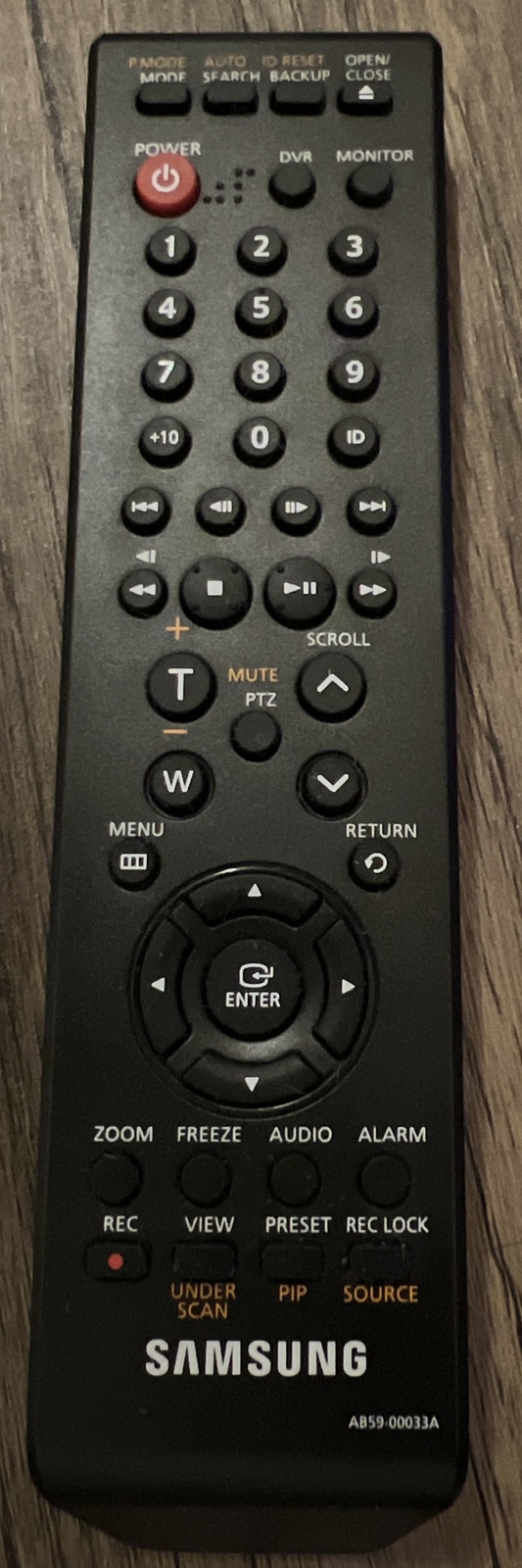 Genuine Samsung AB59-00033A Security Surveillance DVR Remote Control ...