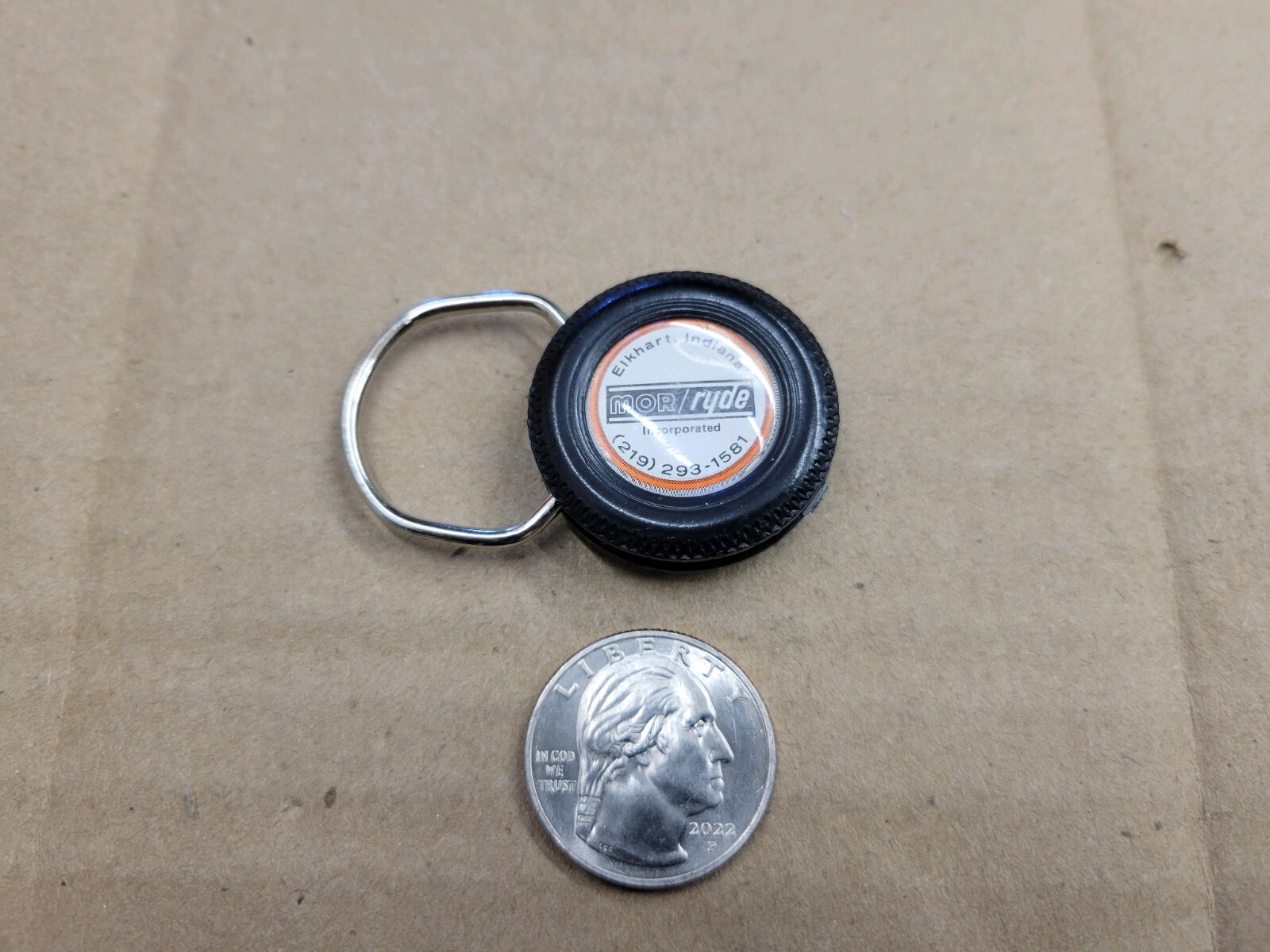 MOR Ryde MORyde RV Suspension Tire Vintage Keychain Key Chain Ring ...