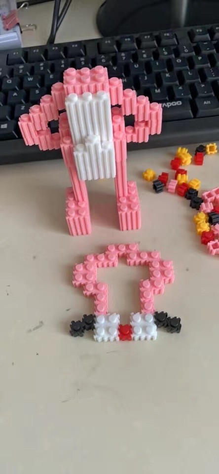 482pcs Pink Panther Mini Building Blocks Intellectual Game Gift USA ...