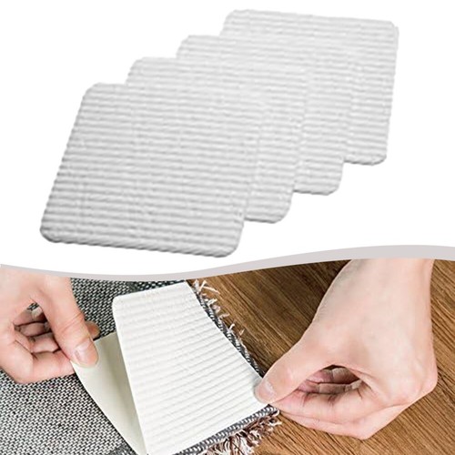 Washable Rug Pads Grippers Prevent Slipping and Flatten Corners Easy to ...