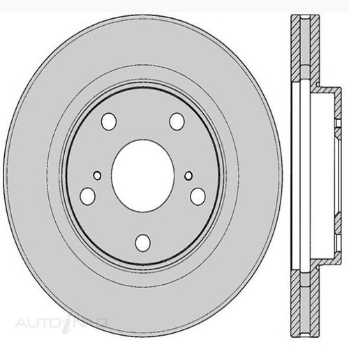 1X PROTEX Rotor - Front For TOYOTA AVENSIS ACM20R 4D Wgn FWD. | eBay ...