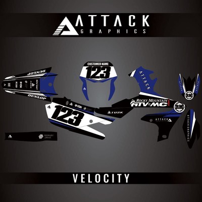 Attack Graphics Custom Velocity Complete Bike Graphics Kit For Yamaha ...