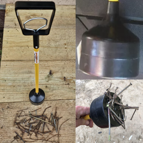 Long Reach Magnetic Pickup Tool With Quick Release Lever Ferrous Metal ...